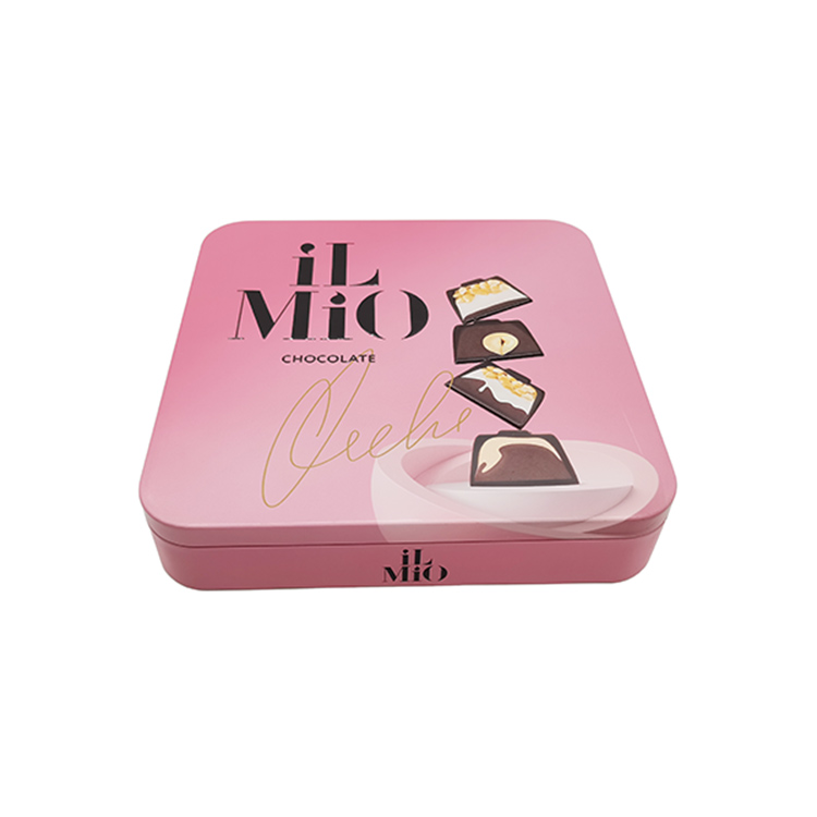 China Candy Tin Metal Storage Boxes square chocolate tin Container ...